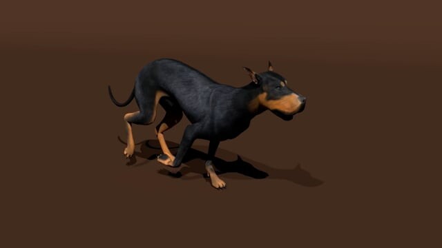 ArtStation - Running Dog