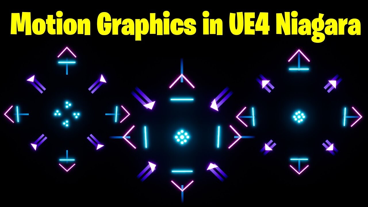 ArtStation - Motions Graphics in UE4 Niagara Tutorial