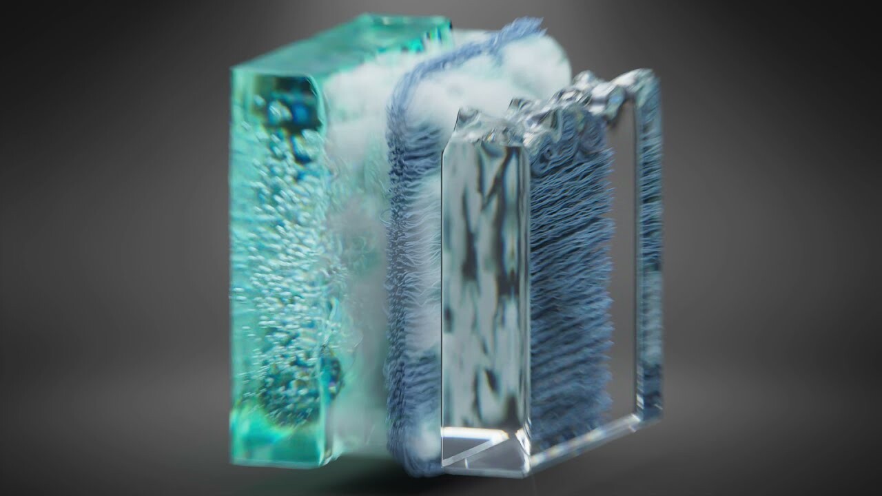 ArtStation - Membrane distillation 3D animation