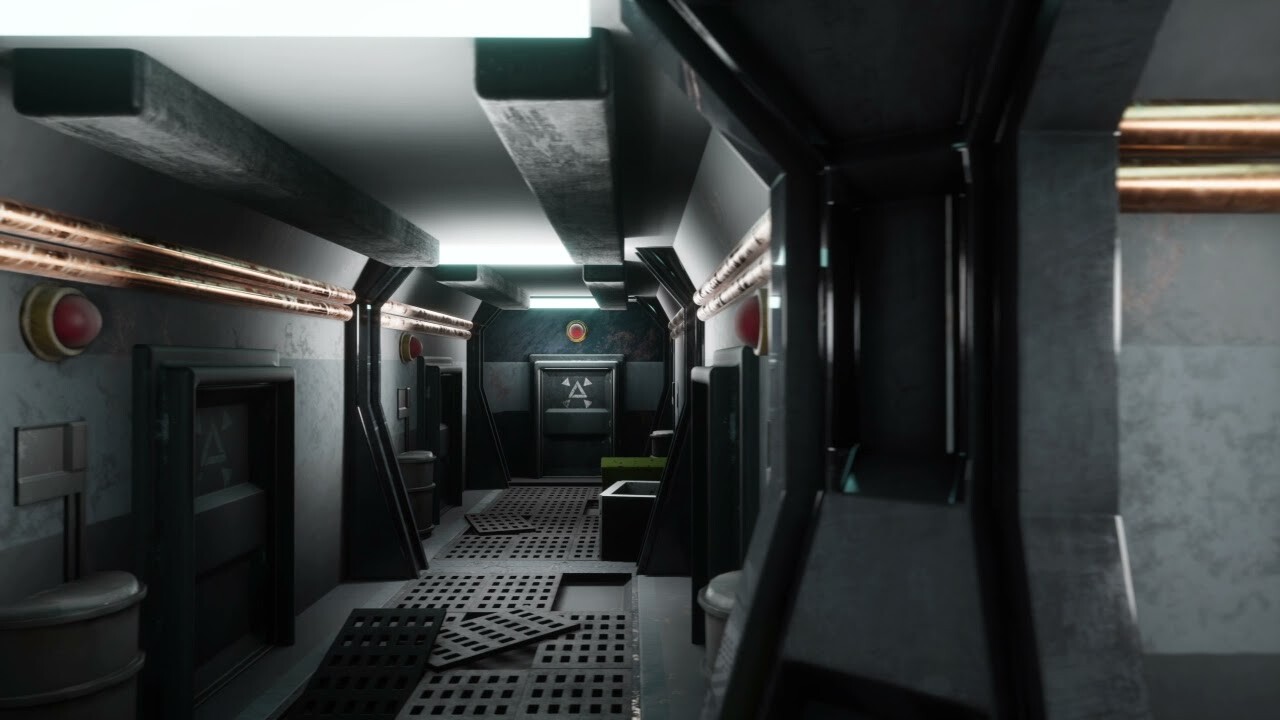 ArtStation - Abandoned Hallway