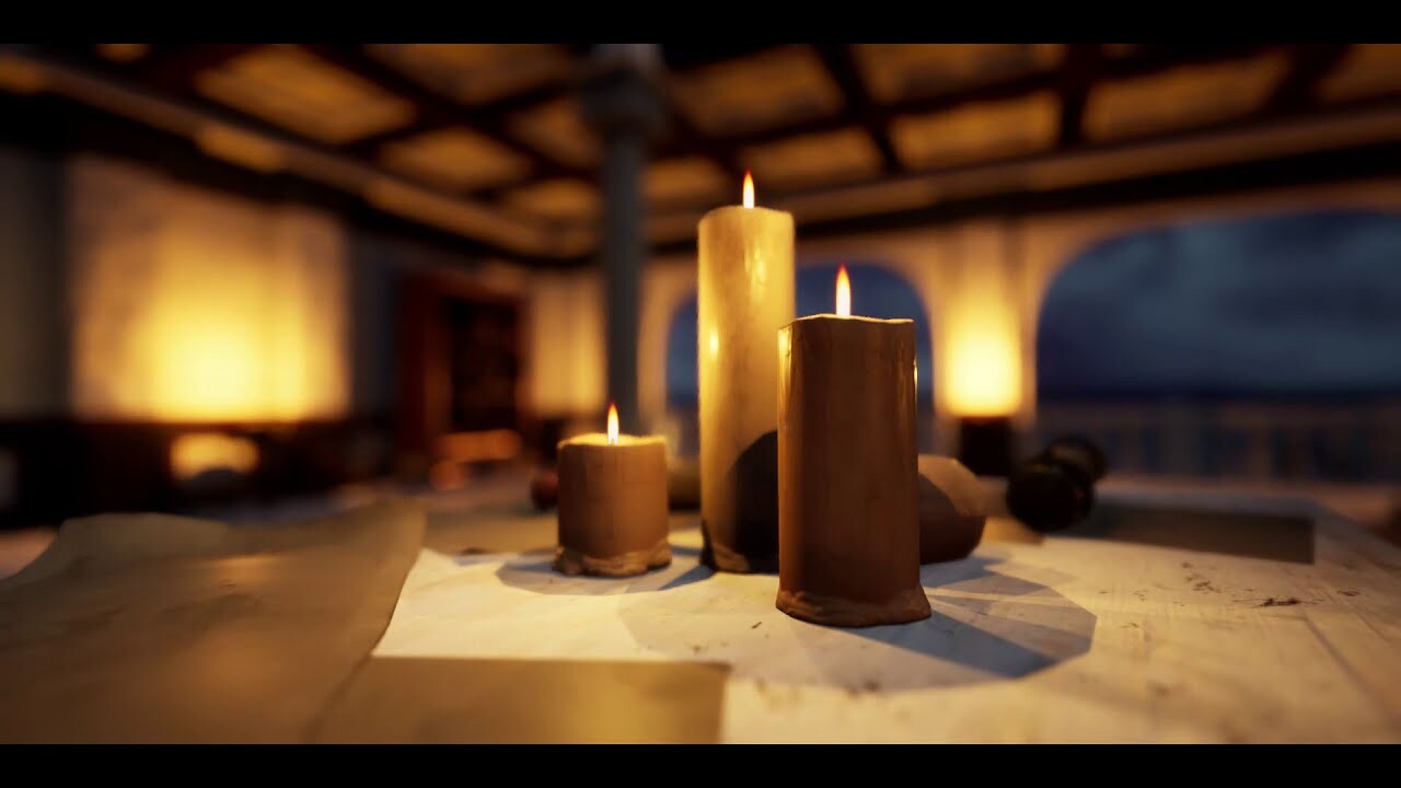 ArtStation - 3D Diorama - Ancient Greek Interior