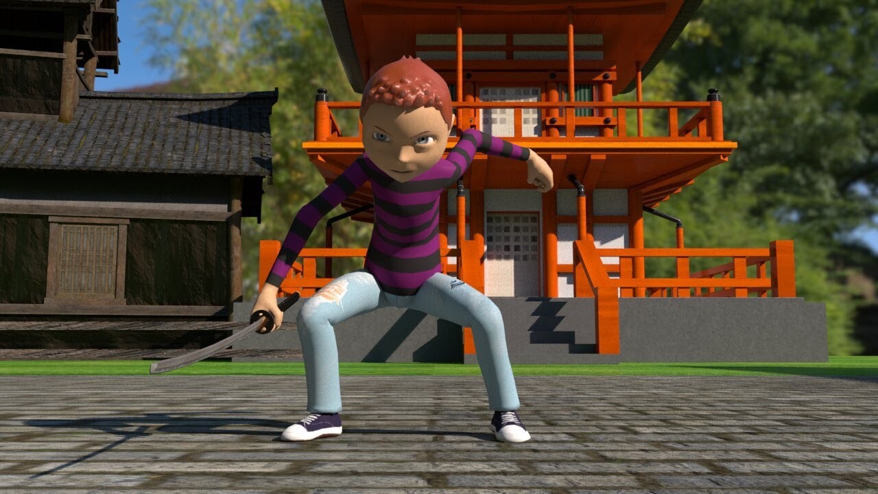 ArtStation - The kid that wishes to be a fighter