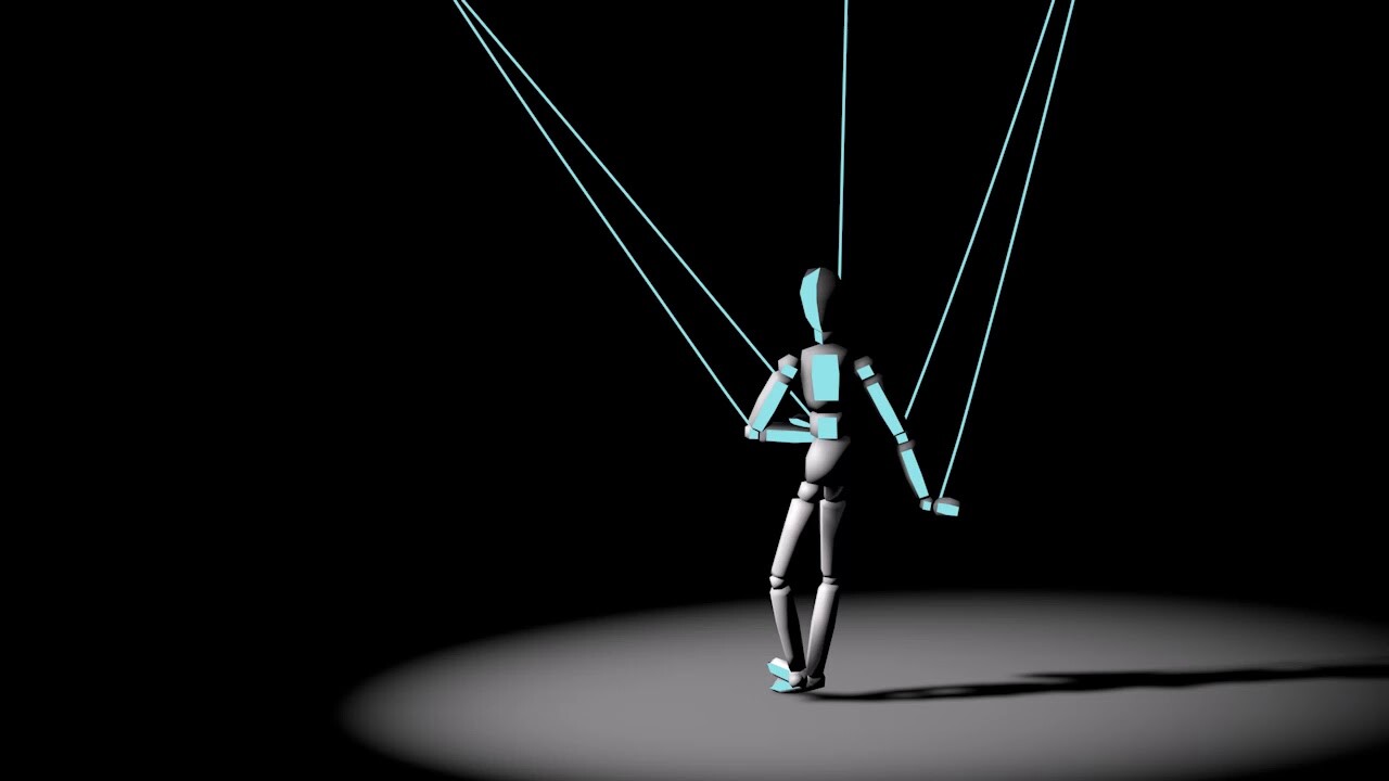 ArtStation - CİNEMA 4D ragdoll puppet (kukla) animation