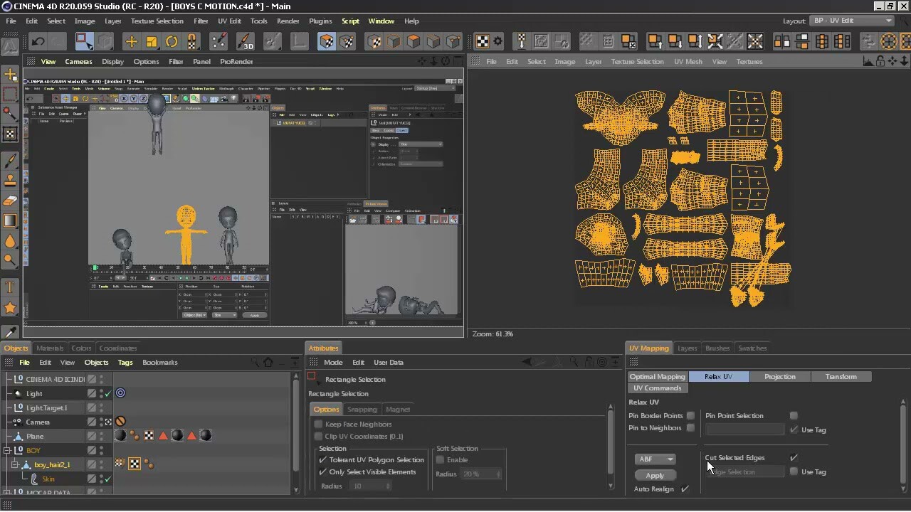 ArtStation - USING COMPLEX BLEND SHAPE MOCAP DATA IN CINEMA 4D
