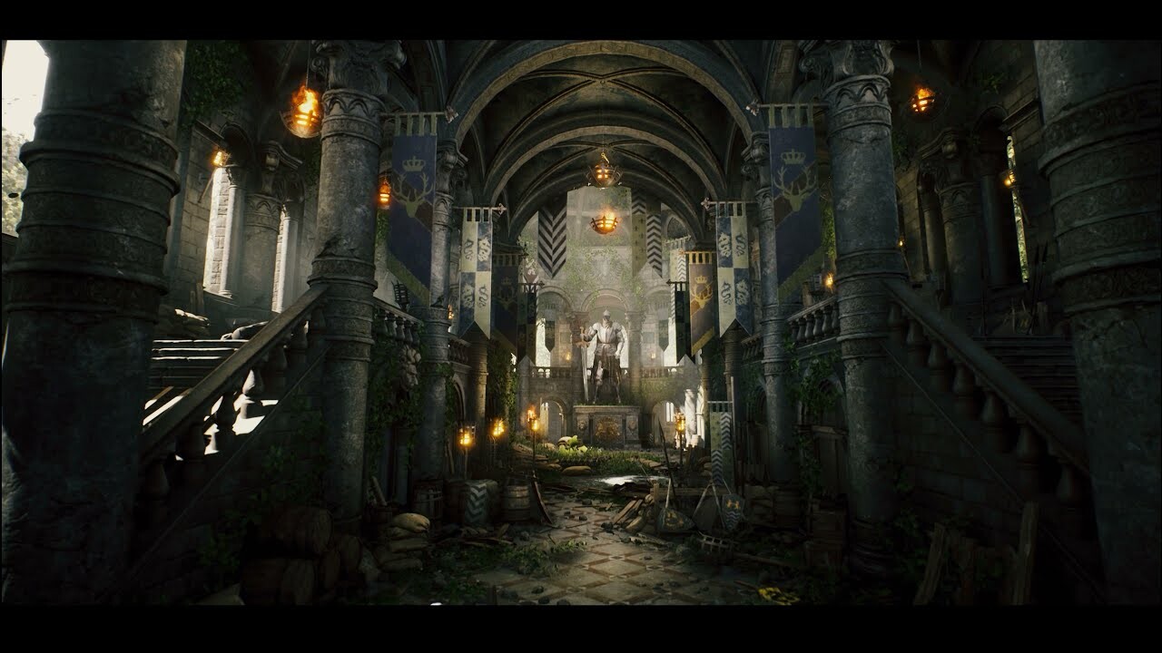 ArtStation - FOR HONOR Cathedral Map Fan Art / 3D Environment Art