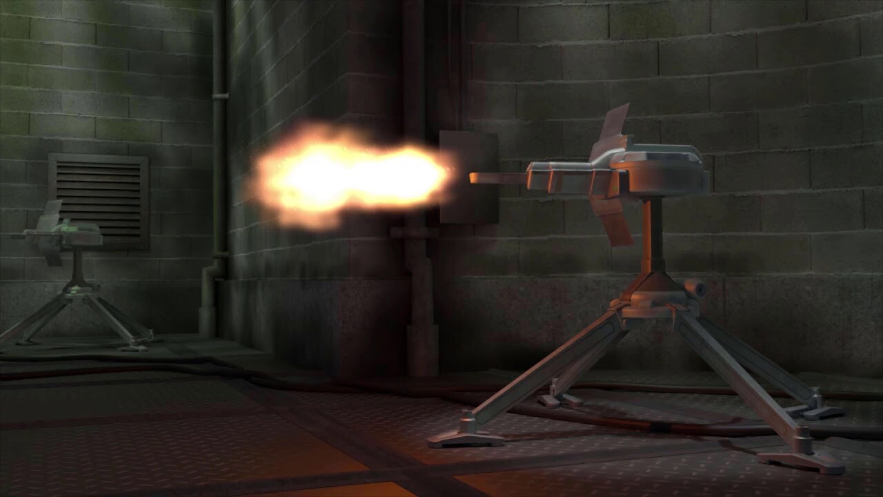 ArtStation - Turret Firing Sequence