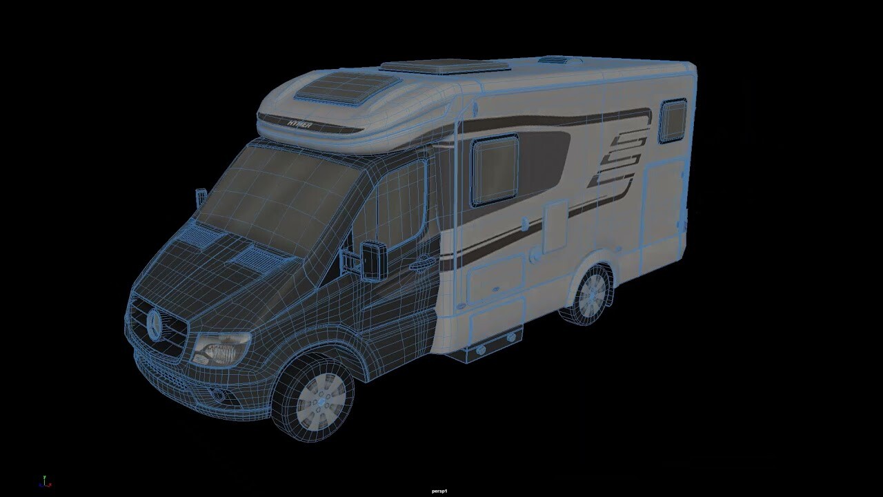 ArtStation - Hymer_motorhome_Model