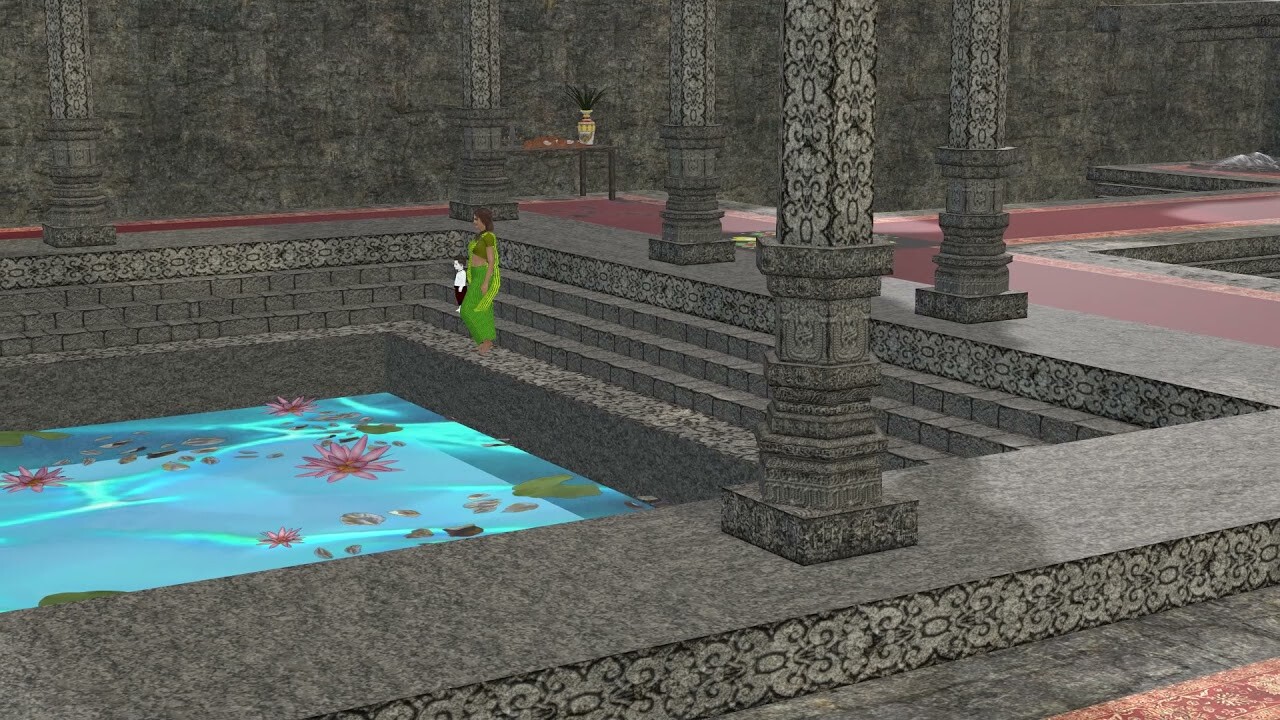 ArtStation - iclone Indian temple scene Animation