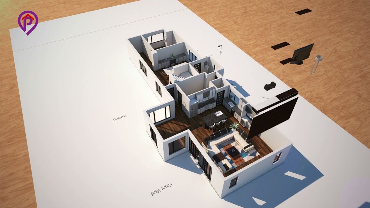 ArtStation - 3D House Animation