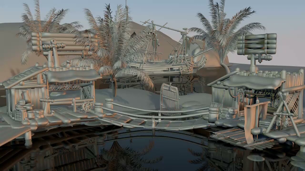 ArtStation - ENVIRONMENT / PROPS AND MORE...IN CINEMA 4D