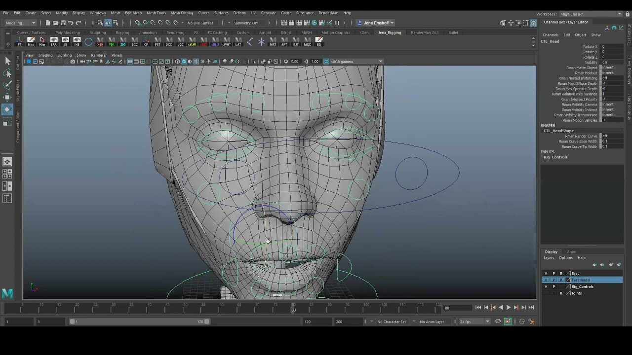 ArtStation - Face Rig Demo