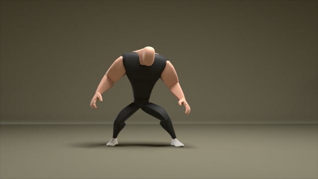 ArtStation - 3D animation "body mechanics"