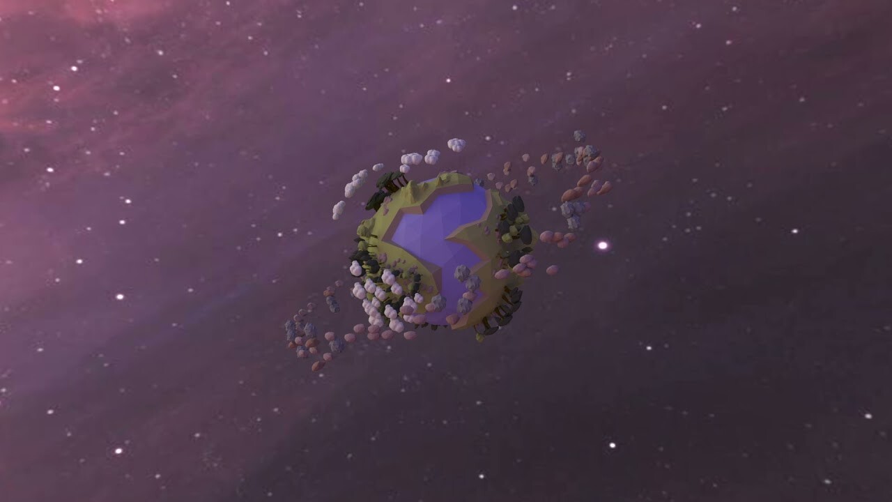 ArtStation - Low Poly Planet