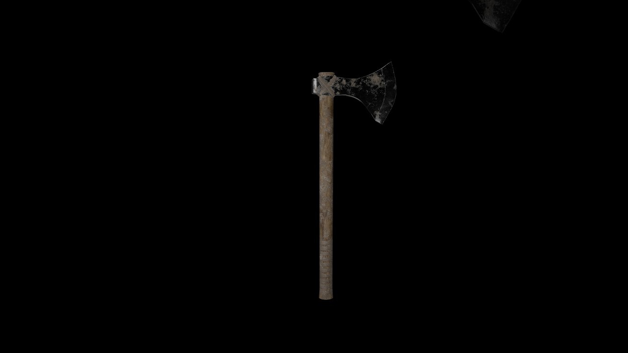 Brandon Wall - Viking Axe Game Asset
