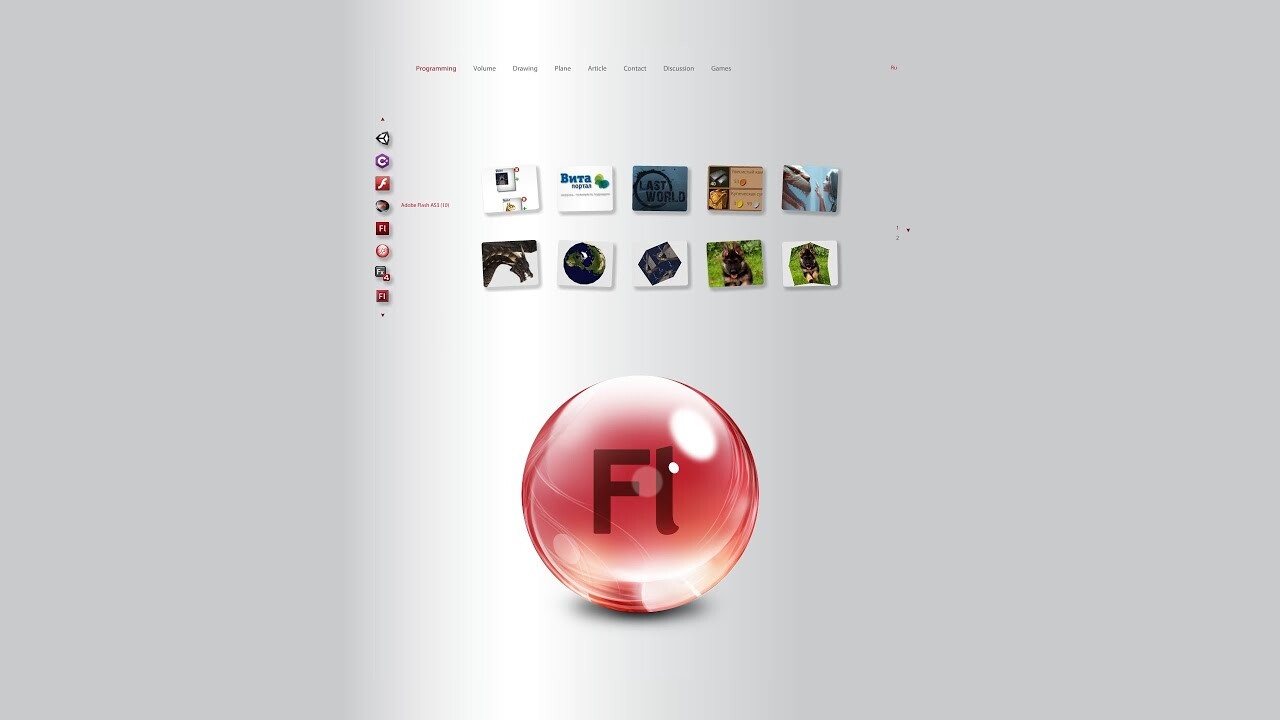 ArtStation - Flash 10. 2009-2012. ActionScript 3.0.