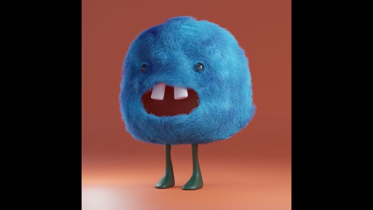 ArtStation - Little Blue Monster