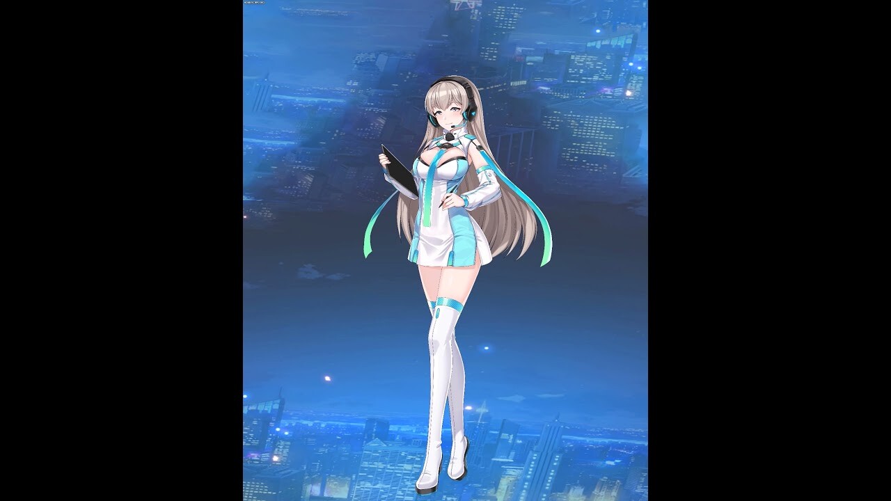 ArtStation - COUNTERSIDE 오퍼레이터 라임 2D SPINE