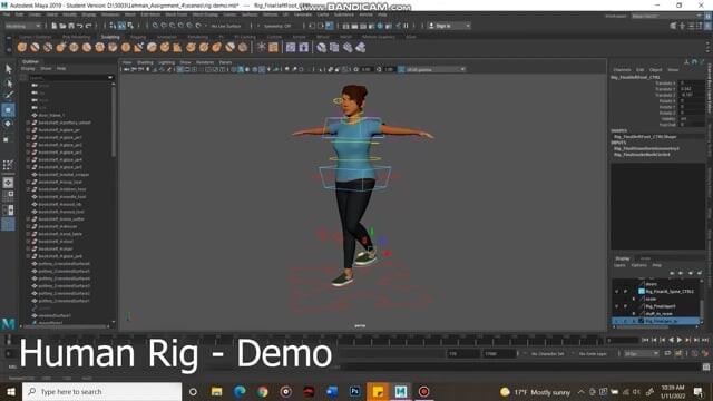 ArtStation - Human Rig and Animation Demo
