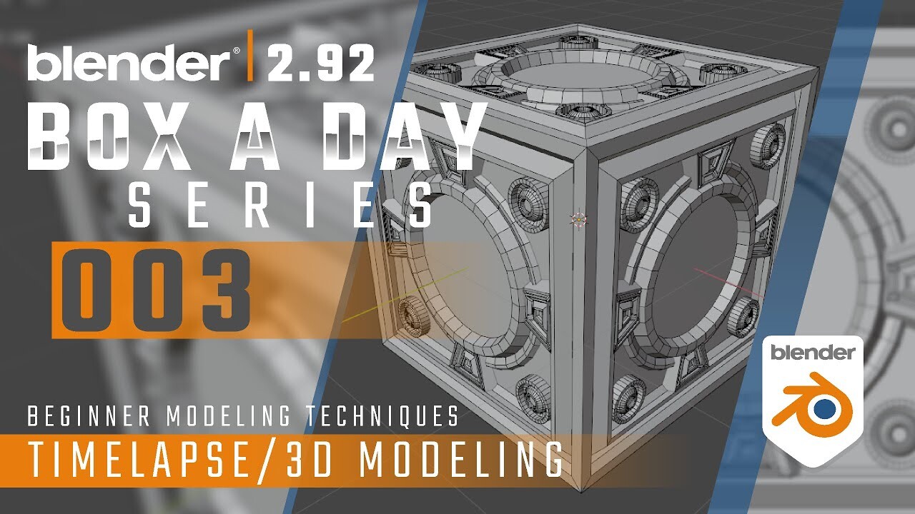 ArtStation - Blender 2.92 - Box a Day Series - Box 003