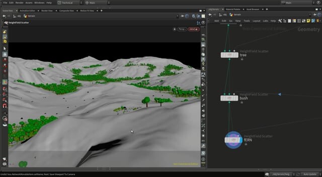 ArtStation - Houdini Terrain Scatter