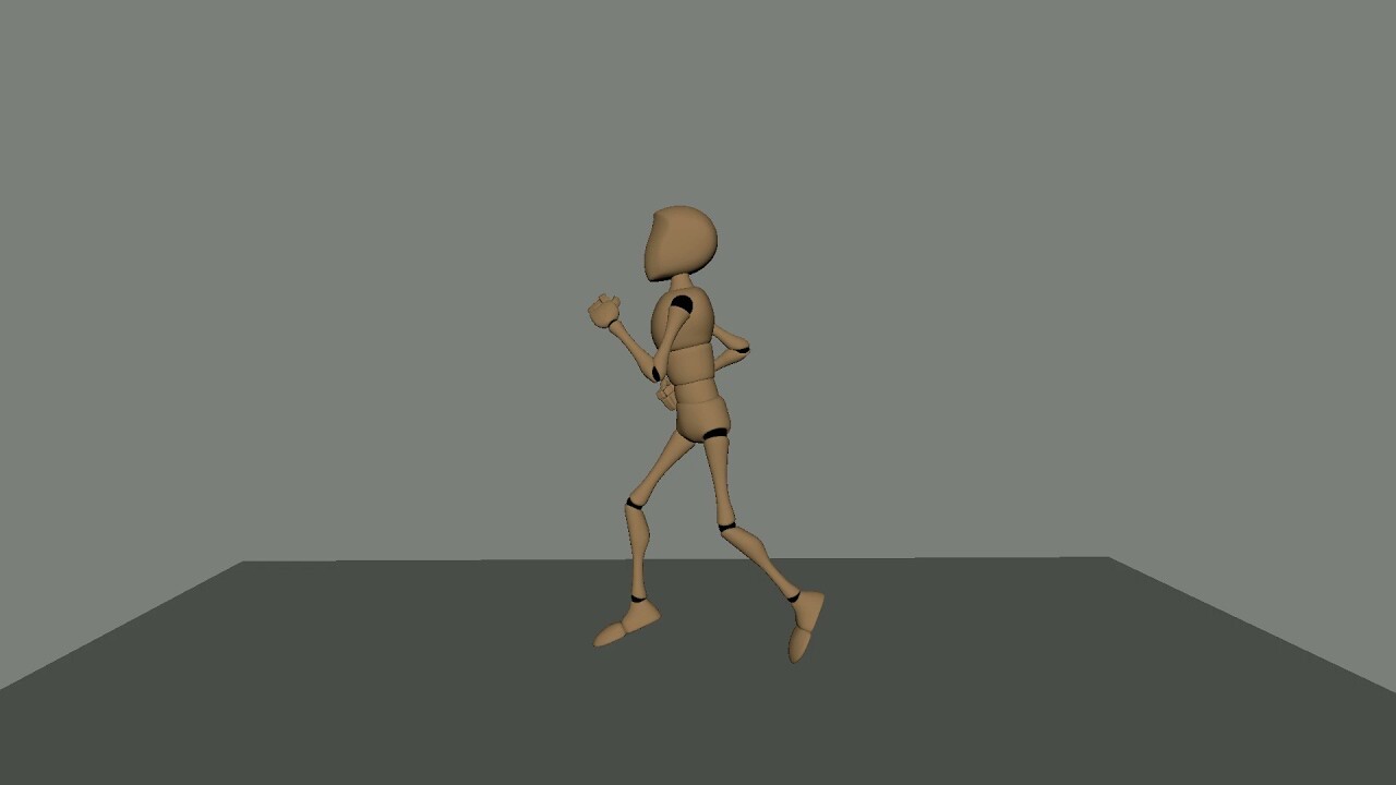 ArtStation - Animation Exercise in Maya - Light Jog