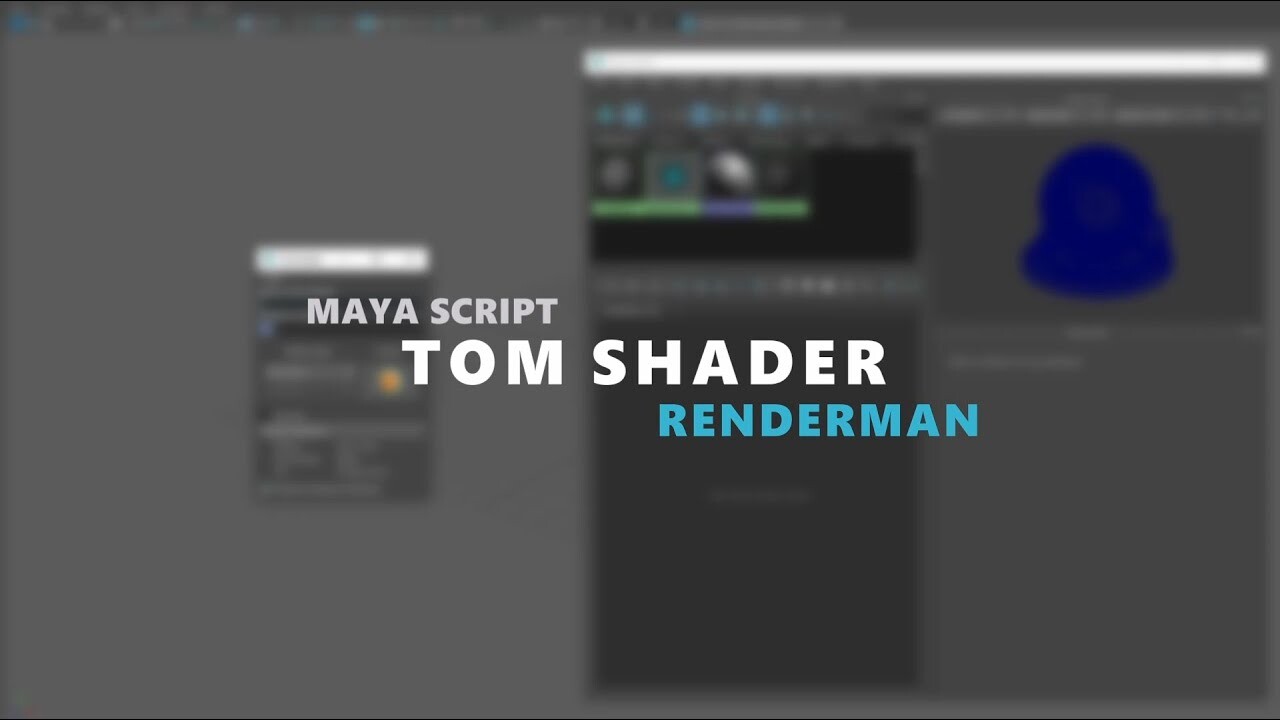 ArtStation - TomShader - Maya Auto Shader script for Renderman