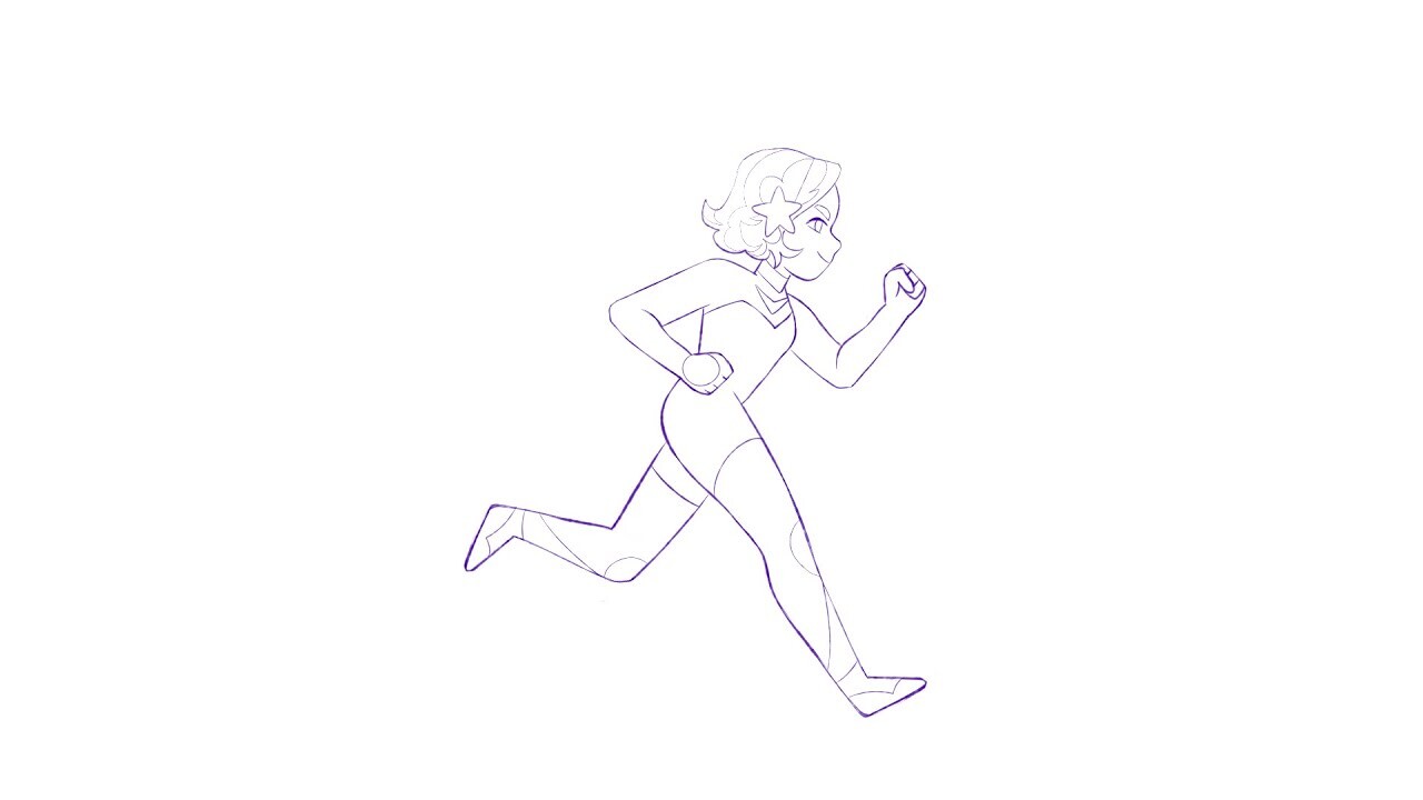 ArtStation - run cycle animation