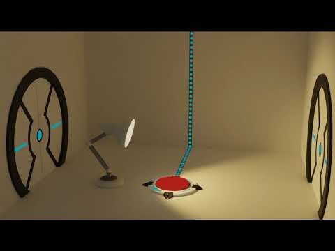 ArtStation - Lamp Animation - Portal Style!
