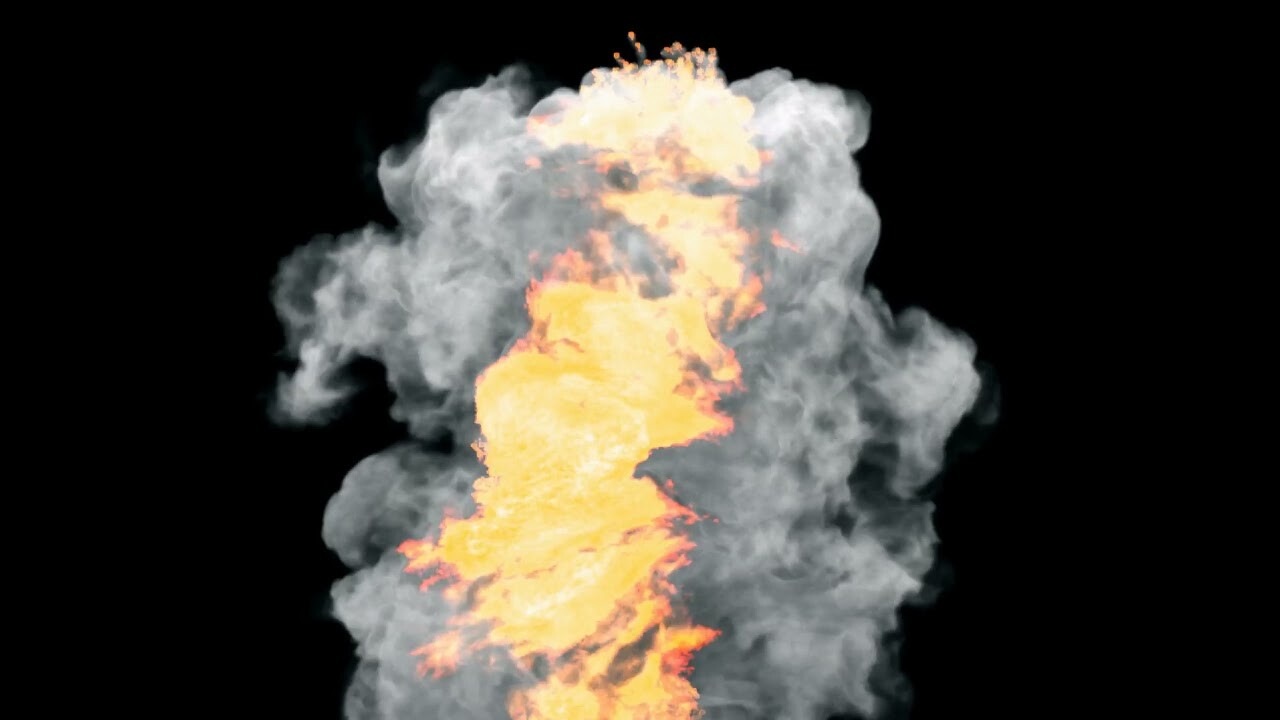 ArtStation - fire tornado.