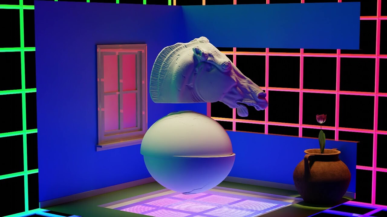 ArtStation - VR Vaporwave Experience