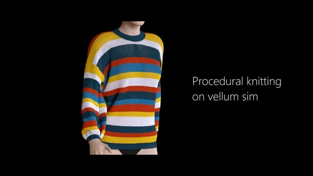 ArtStation - Procedural knitting (WIP) - Houdini
