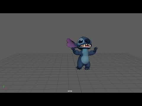 ArtStation - Stitch dancing