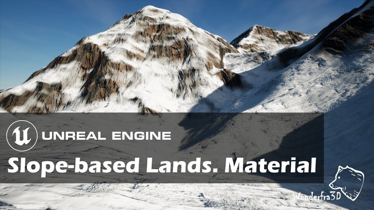 ArtStation - UE4 - Basic Slope-based Landscape Material - Tutorial