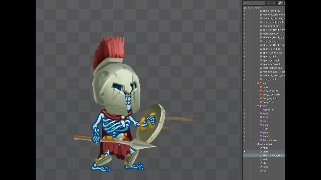 ArtStation - Skeleton-Spartan