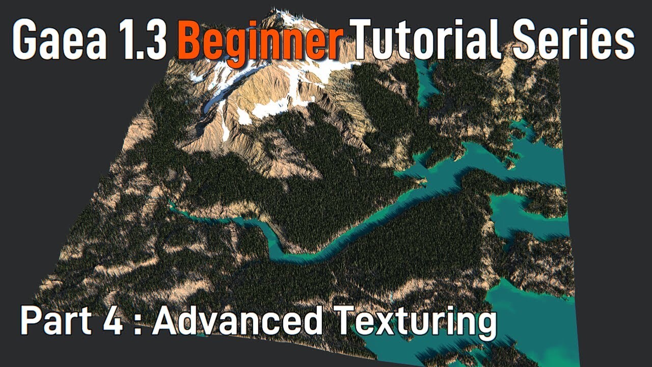 ArtStation - Gaea 1.3 Beginner Tutorial Series : Part 4 - Advanced Texturing