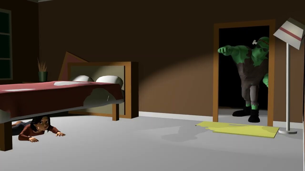 ArtStation - "Terror House" 3D Animation