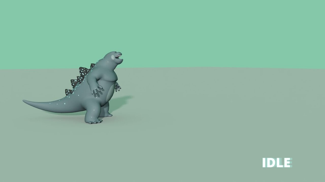 ArtStation - Godzilla Action Animations