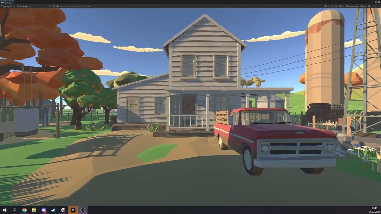 ArtStation - Map Design - Low Poly Farm