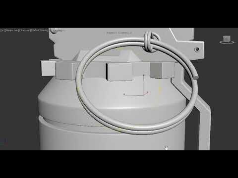 ArtStation - 3ds max Grenade Modeling
