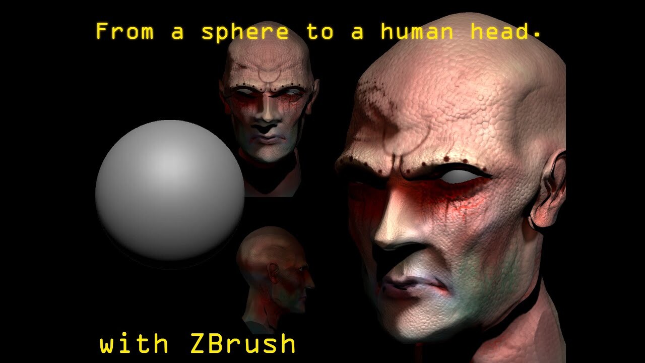ArtStation - How to model a human head in Zbrush?