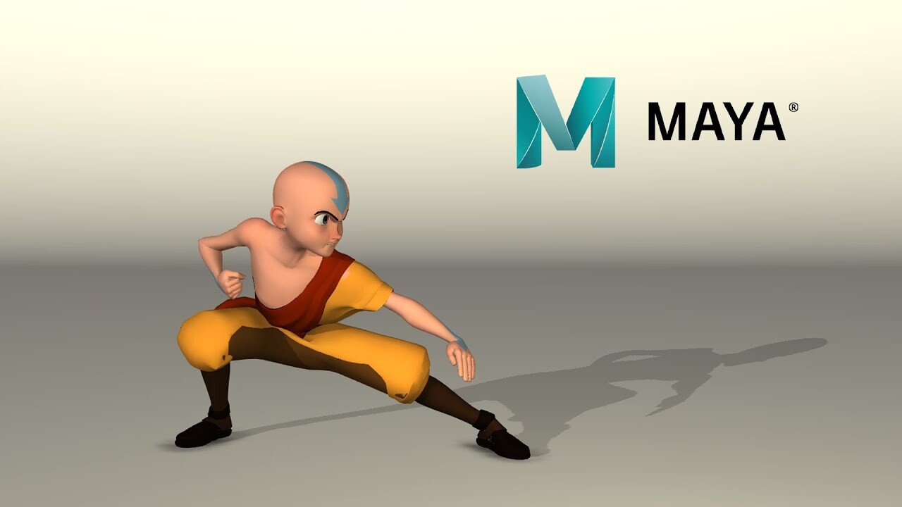 ArtStation - Aang kung fu animation