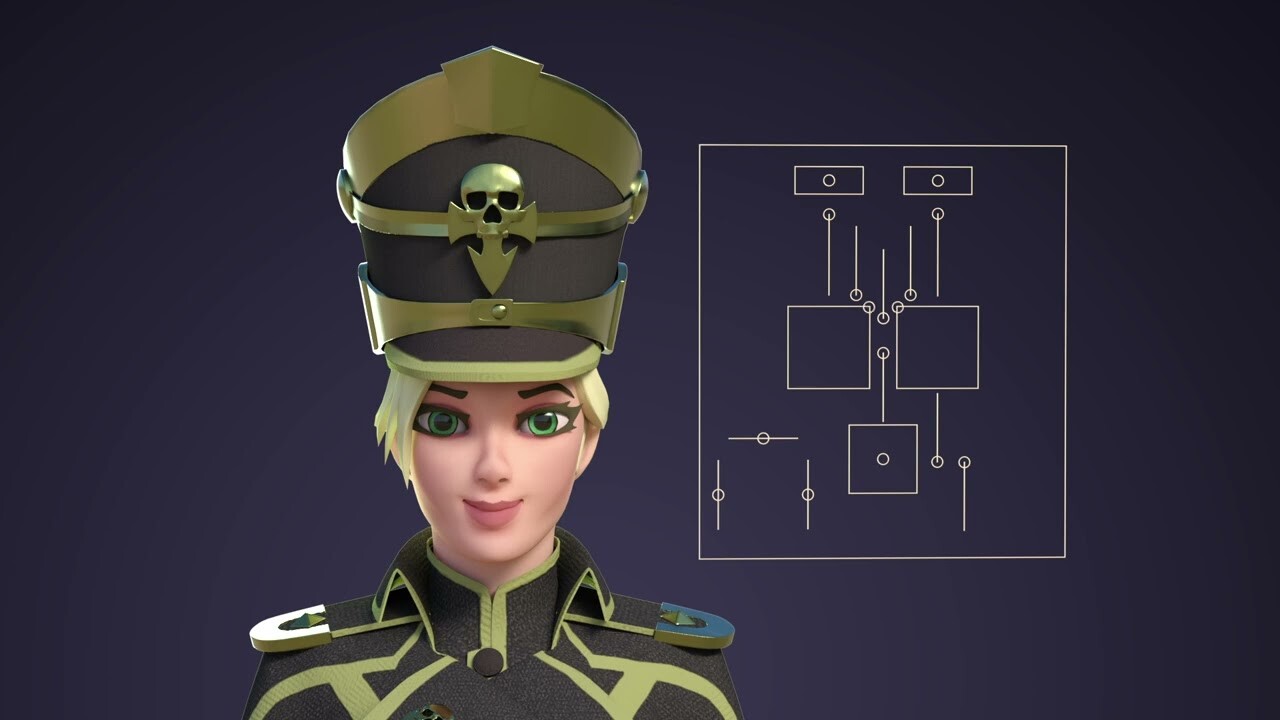 ArtStation - Hilda Facial Rigging demo