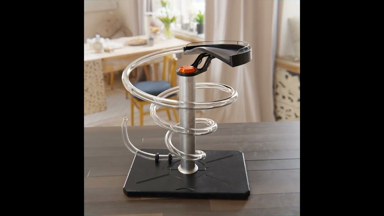 ArtStation - Glass spiral infinite-marbles device