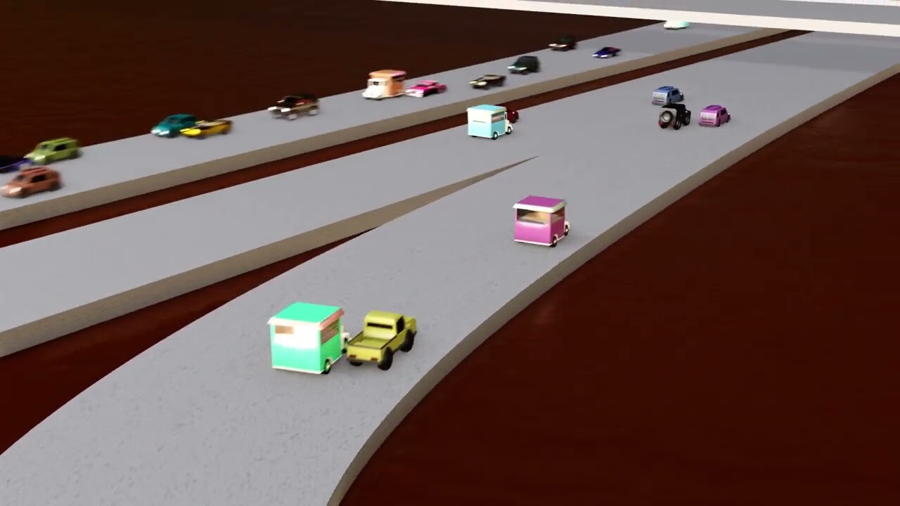 ArtStation - Traffic via Geometry Nodes