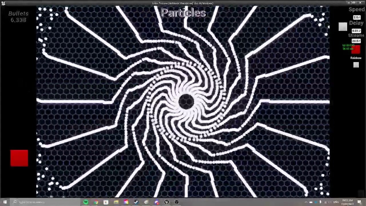 ArtStation - Bullet Hell Test 3.0 [NIAGARA PARTICLE SYSTEM]