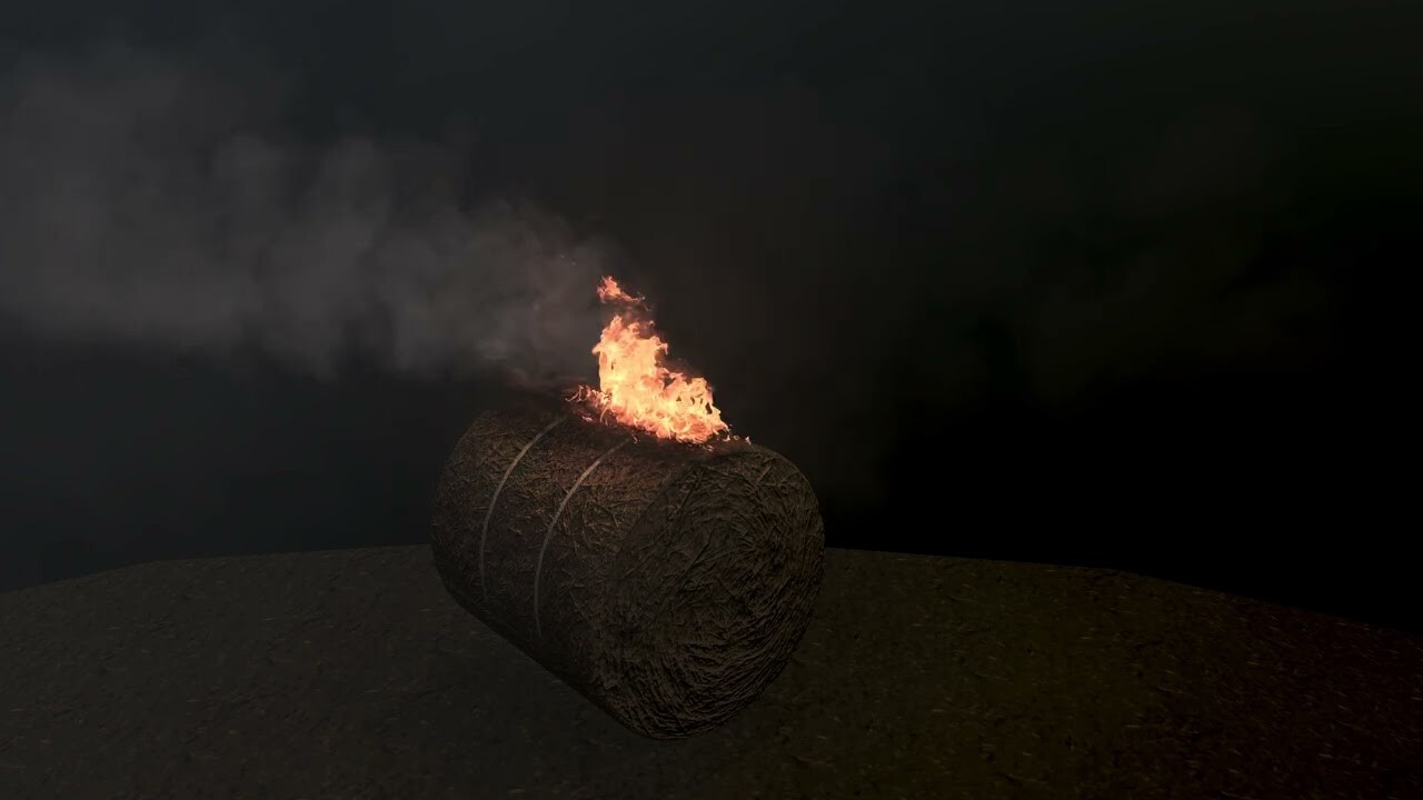 ArtStation - Hay on fire