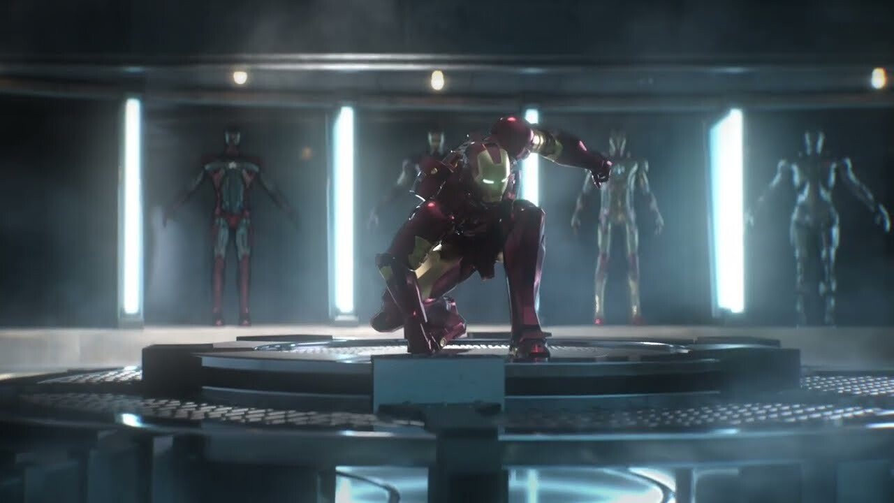 ArtStation - Iron Man Lab landing