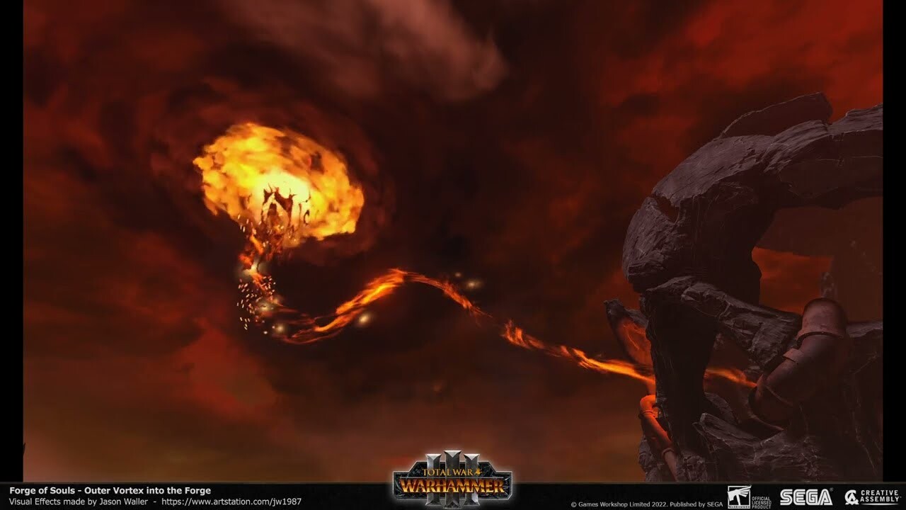 ArtStation - Total War: Warhammer 3 - Forge of Souls - Outside Vortex
