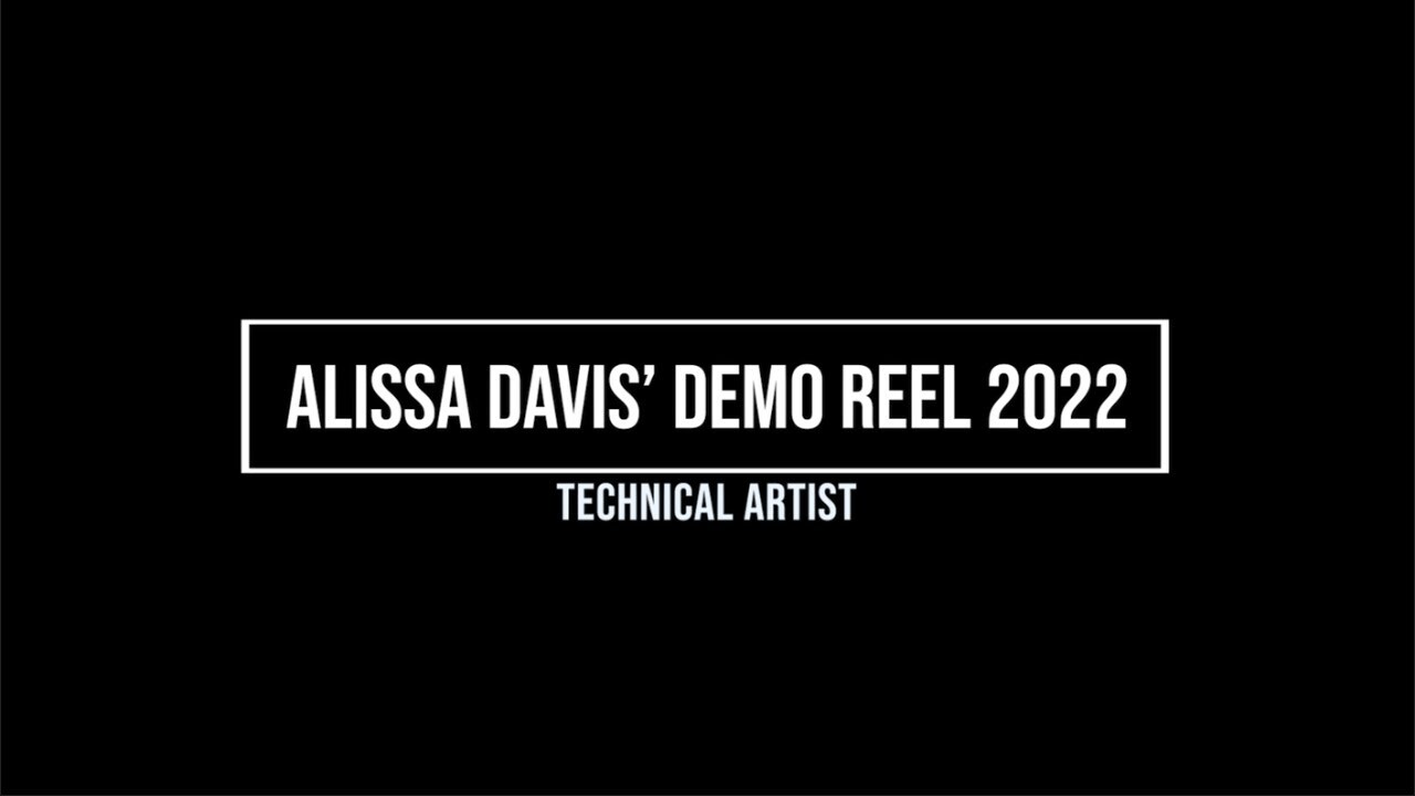 ArtStation - Alissa Davis Demo Reel 2022