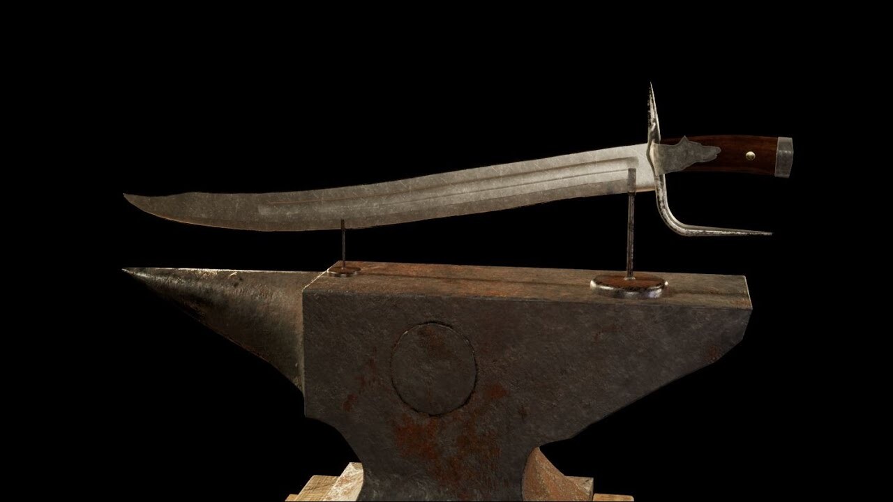 ArtStation - Germanic Messer Sword